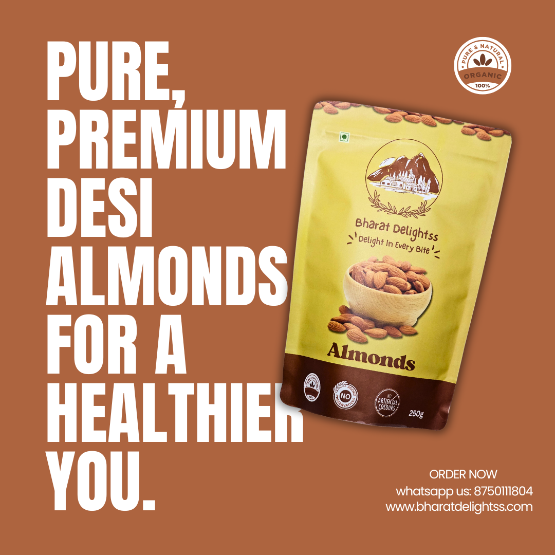 Premium Gurbandi Badam(Almonds) | Bharat Delightss Almonds